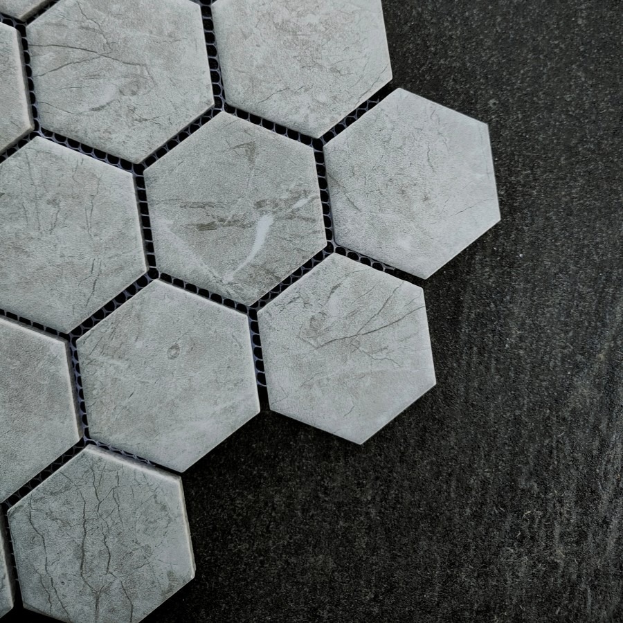 Jual Mosaic Backsplash Tile - Merk Singress Type P59M23 Concrete ...