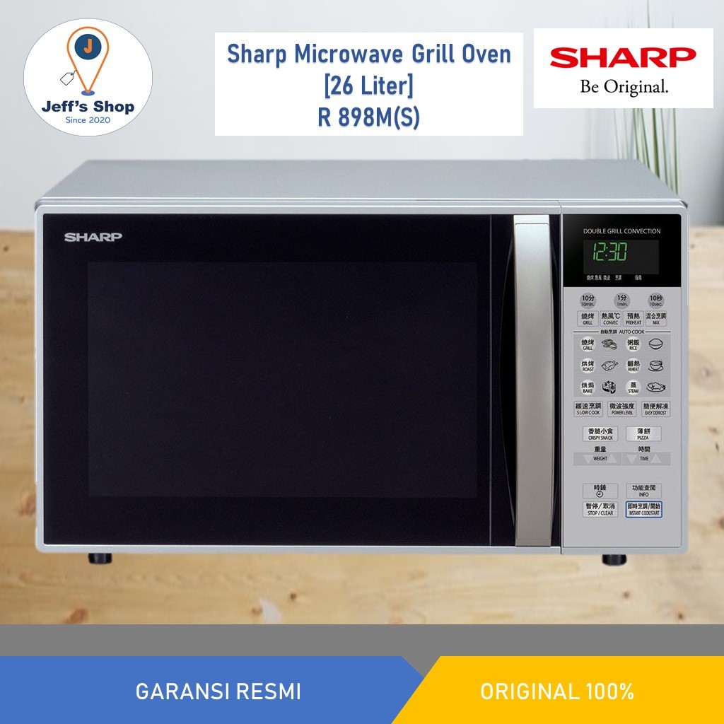 Jual Sharp Microwave Grill Oven [26 Liter] R 898M (S) | Shopee Indonesia