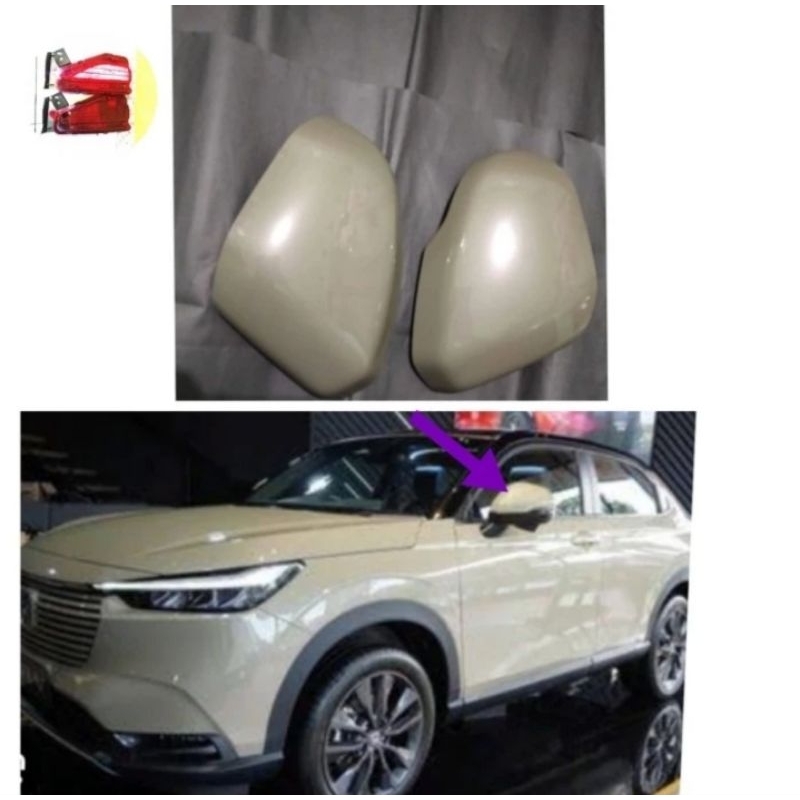 Jual cover spion bagian atas new hrv 2022 warna army part original ...