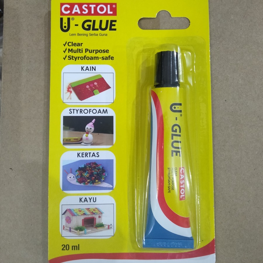 Jual lem u glue castol | Shopee Indonesia