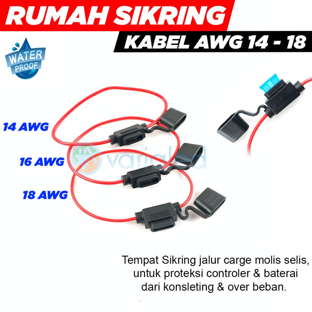 Jual Rumah sikring fuse tancap tahan panas sekring besar mobil motor ...