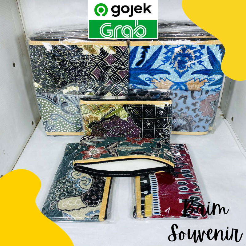 Jual Souvenir Pernikahan Khitanan Dompet Motif Batik Ukuran 19 x 12 Cm ...
