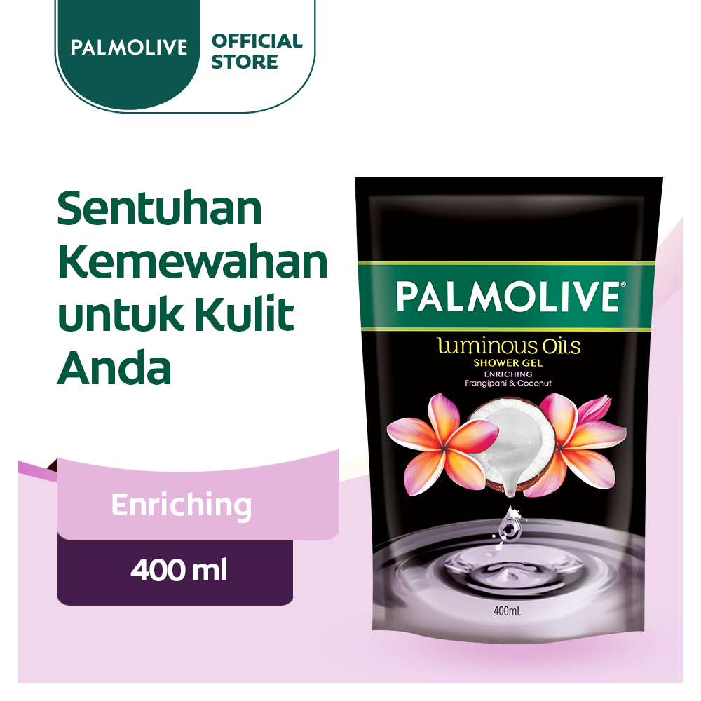 Jual Palmolive Luminous Oil Enriching Frangipani & Coconut 400ml ...