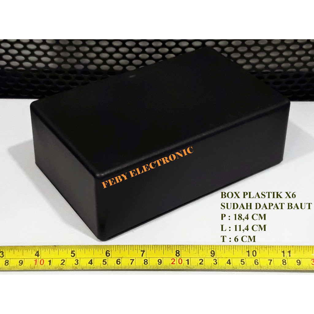 Jual BOX X6 BOX PLASTIK HITAM X 6 | Shopee Indonesia