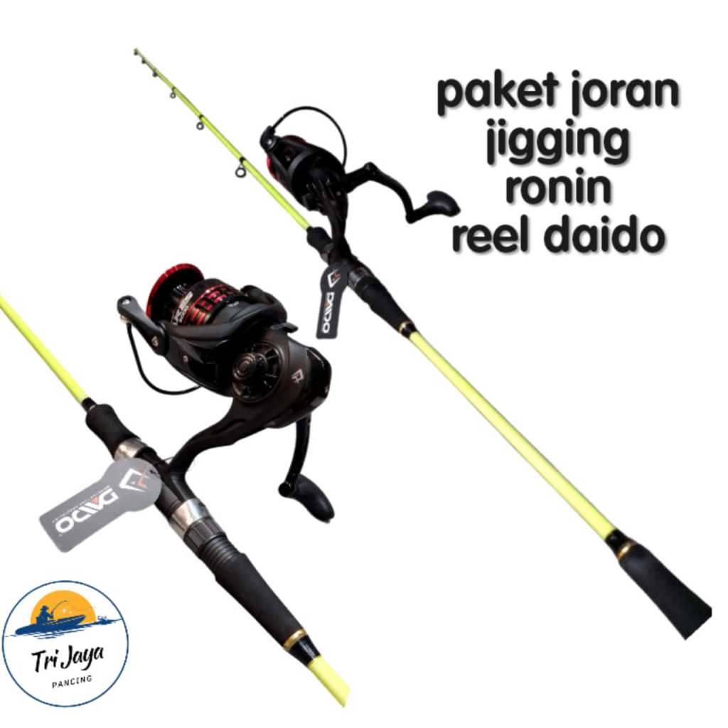 Jual PAKET JORAN LAUT + REEL DAIDO ARES 6000 || JORAN JIGGING AJIRO RONIN | Shopee Indonesia