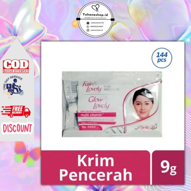 Jual GLOW & LOVELY Brightening Sachet | Shopee Indonesia