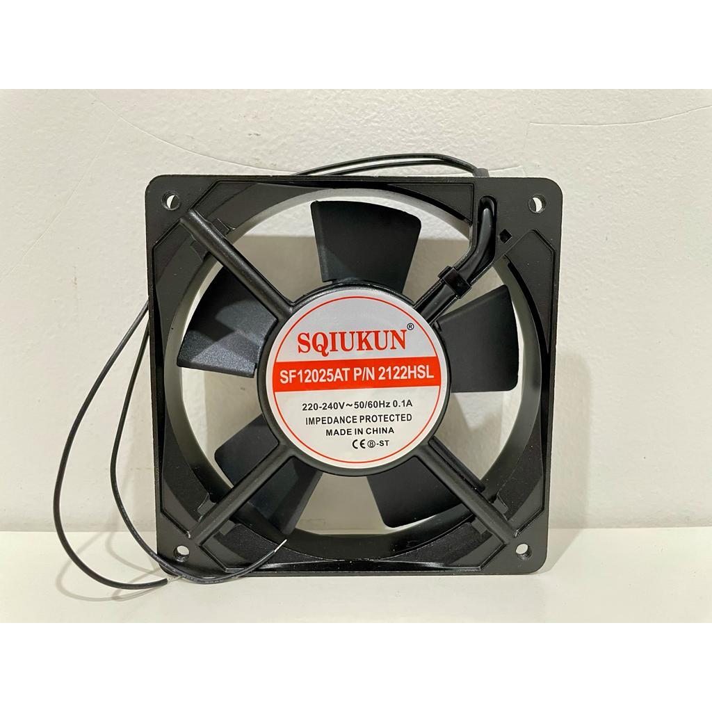 Jual Kipas AC 220V 12cm Murah / Fan AC 220 Volt 12x12 cm tebal 2.6 cm ...