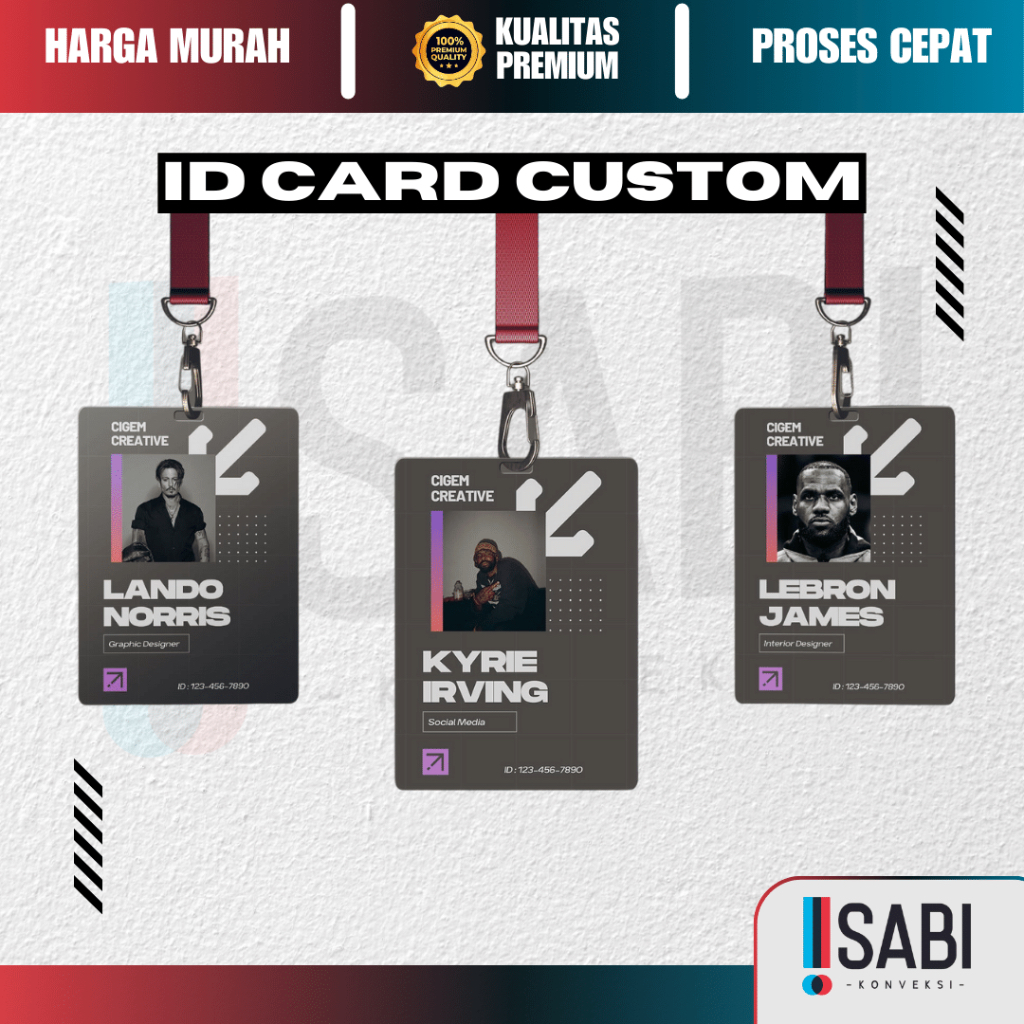 Jual CUSTOM ID CARD PVC CUSTOM ID CARD KARTU MURAH | Shopee Indonesia