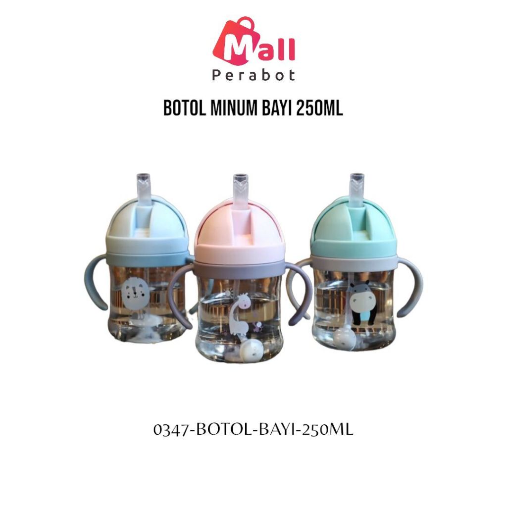Jual Mall Perabot | Botol Minum Bayi 250ML | Botol Anak Balita Sedotan Anti Tumpah | Baby Cup ...