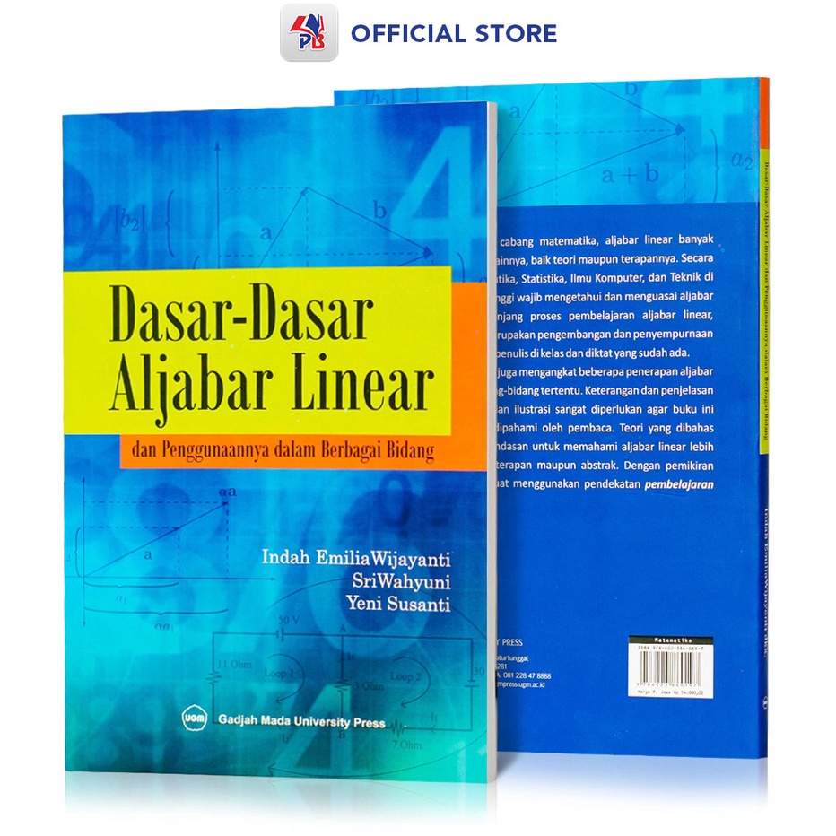 Jual ORIGINAL Buku Dasar Dasar Aljabar Linear Dan Penggunaannya Dalam ...