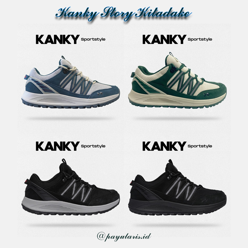 Jual Kanky Story Kitadake - Kanky Sportstyle Navy Grey/Creamy Green ...
