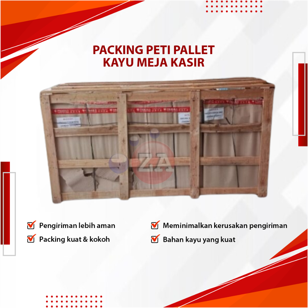 Jual Peti Pallet Kayu Meja Kasir Backwall | Shopee Indonesia