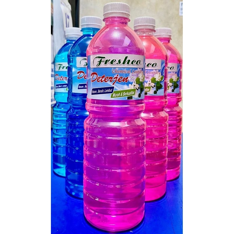 Jual Detergen cair liquid merk Freshco satu botol isi 1L | Shopee Indonesia