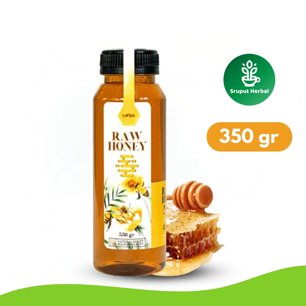 Jual Madu Murni Asli 350 Gram | Safiya Raw Honey Premium Original Sruput Herbal | Shopee Indonesia