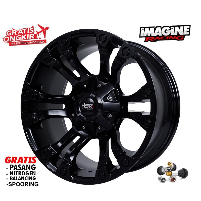 Jual VELG MOBIL SEMI OFFROAD HSR LUMBIS R18 PCD 6X139,7 PAJERO FORTUNER ...