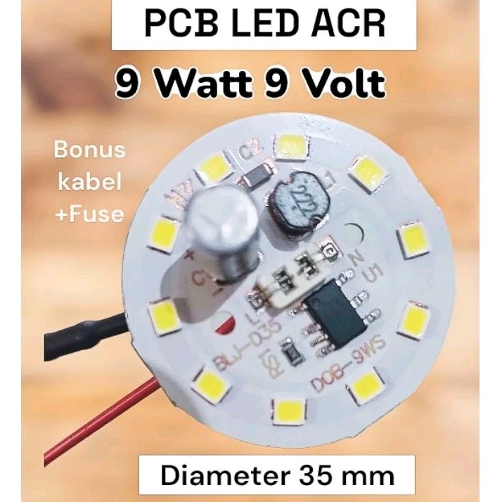 Jual PCB LED DOB ACR 9 Watt 9 Volt | Shopee Indonesia