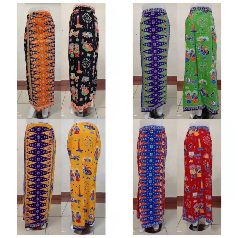 Jual Rok Encim Betawi Ondel Ondel Tumpal Monas | Shopee Indonesia