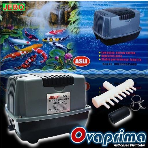 Jual Jebo P50 Pompa Udara Aerator Hi-Flow Air Pump Blower | Shopee ...