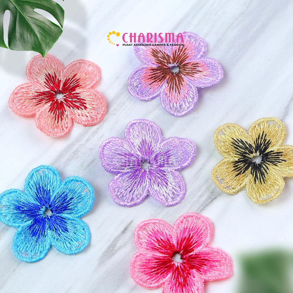 Jual Charisma Patch Bordir Bunga - Patch Emblem Bordir / Harga Per 1 ...