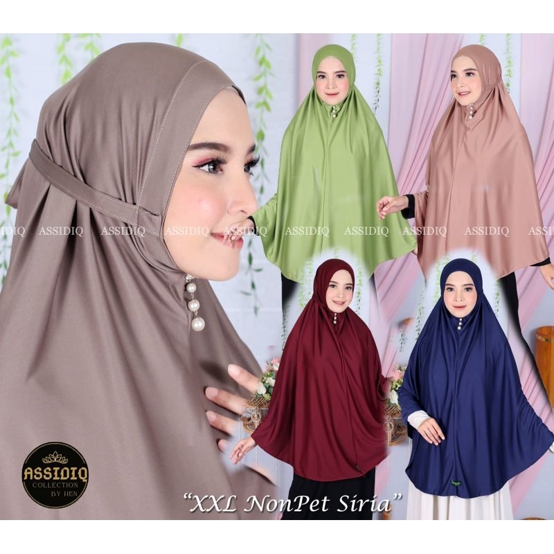 Jual KHIMAR JILBAB JUMBO/HIJAB NON PET/INSTAN BERGO SYAR'I/JILBAB MURAH | Shopee Indonesia