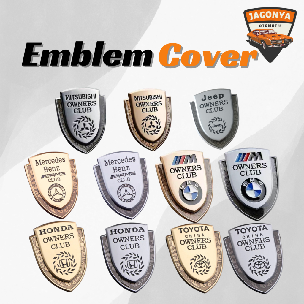Jual 1PCS STICKER EMBLEM COPPER MOBIL KEREN UNIVERSAL LOGAM ALUMINIUM ...