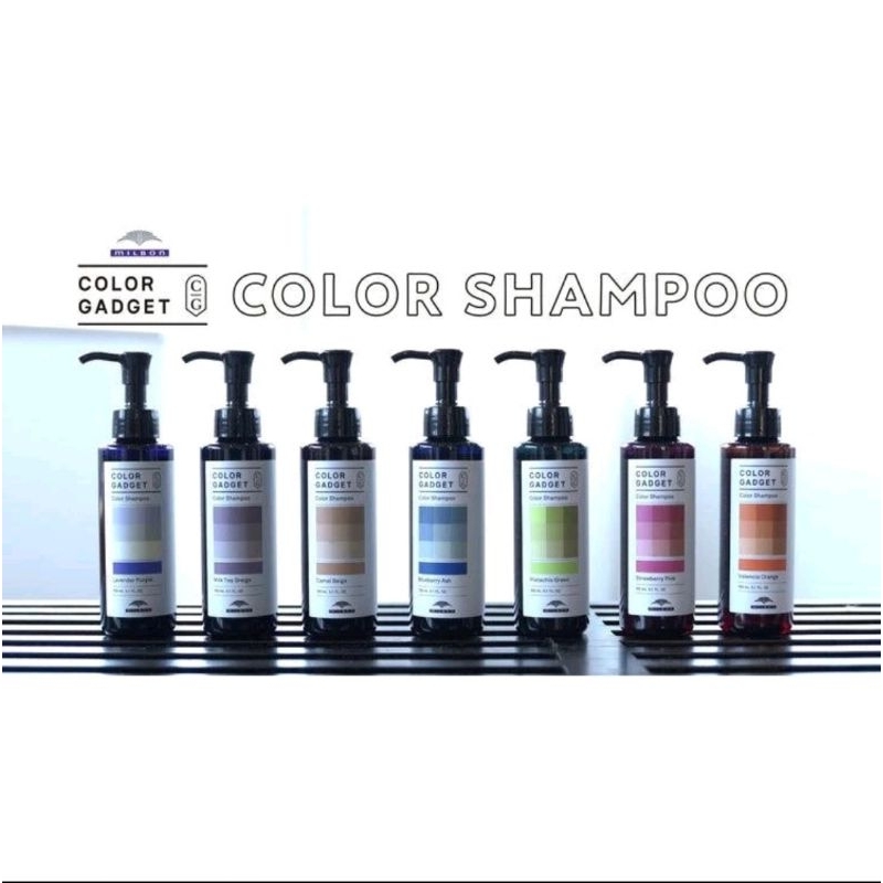 Jual NEW & ORIGINAL MILBON COLOR GADGET SHAMPOO 150ML | Shopee Indonesia