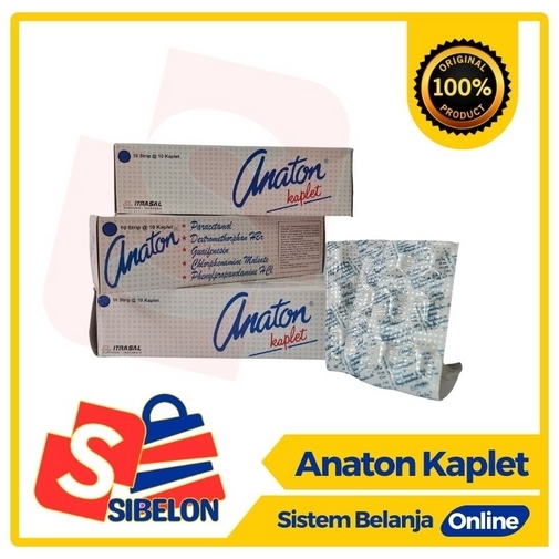 Jual ANATON tab ( per box) 10 Tablet - Obat Batuk Demam Pilek Flu ...