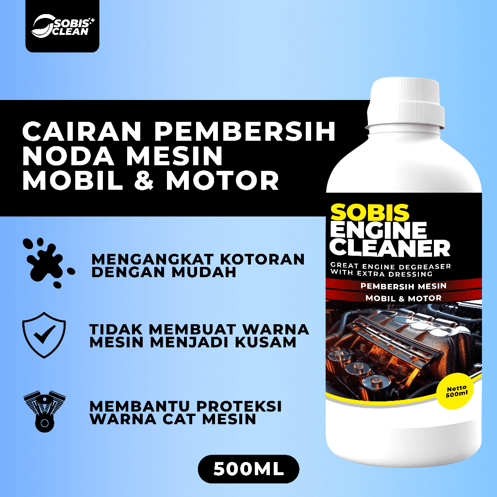 Jual Cairan Pembersih Mesin Super 500ML - Penghilang Kerak, Kotoran, Motor & Mobil/Engine ...
