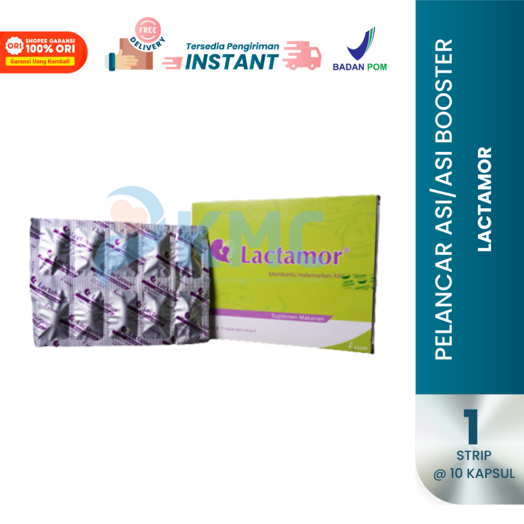 Jual Lactamor Isi 10 Kaplet ASI Booster | Pelancar ASI Ibu | Shopee ...