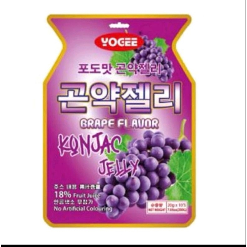 Jual NEW?? JELLY KONJAC YOGEE 200hr ( 20g x 10s ) | Shopee Indonesia