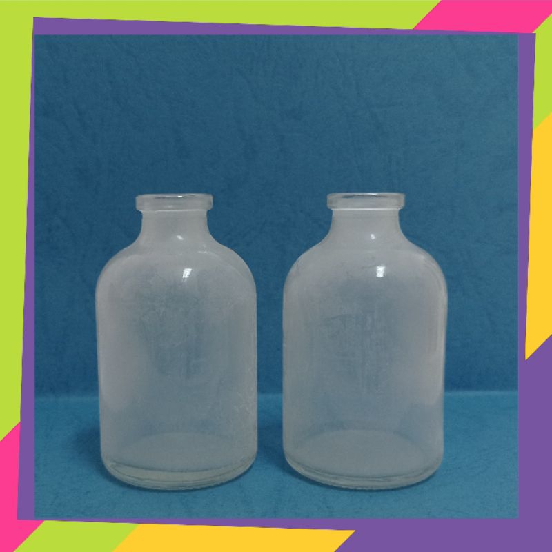 Jual 50ML BOTOL KOSONG VIAL COKLAT&CLEAR SET RUBBER/REED DIFFFUSER/ISI ...
