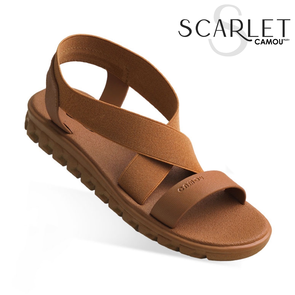 Jual Sepatu Sandal Tali Karet Wanita Kekinian Terbaru CAMOU PREMIUM ...