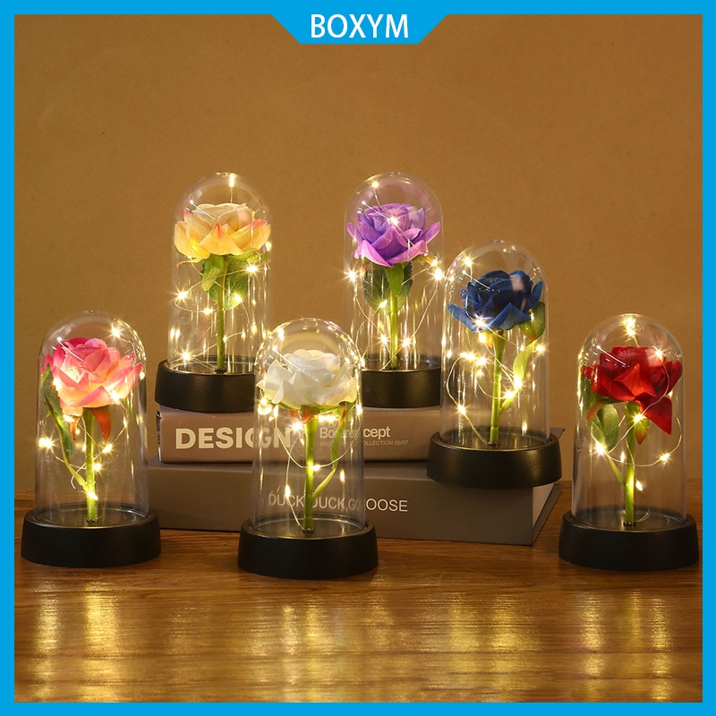 Jual Lampu LED Bunga Mawar Romantis Gift Beauty And The Beast Rose ...