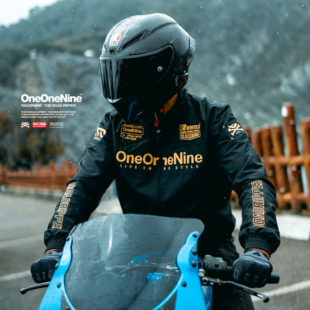 Jual KSR ONEONENINE - JACKET RACERNINE ROAD RIPPER BLACK SERIES ...