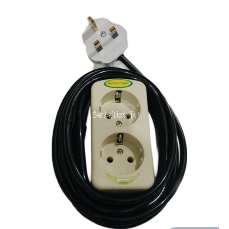 Jual Stop kontak umroh arab saudi adaptor 2Lubang 1Meter sampai 5meter ...