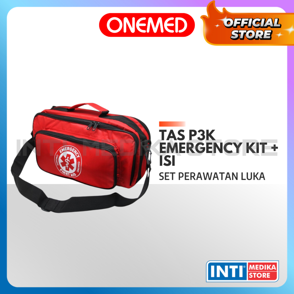 Jual ONEMED - Tas Selempang Bahu P3K + Isi SET Perawatan Luka | Sling ...