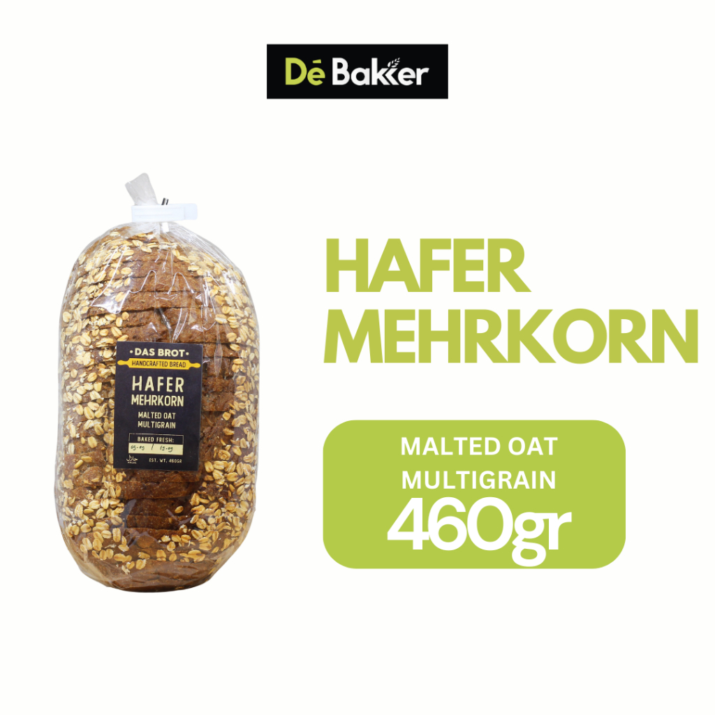 Jual De Bakker Bread Malted Oat Multigrain Roti Diet Gurih | Shopee ...