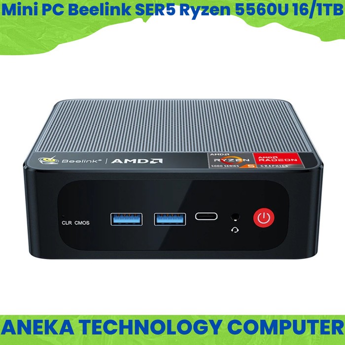 Jual Mini PC Beelink SER5 Ryzen 5560U 16/1TB NVMe WiFi 6E Windows 11 ...