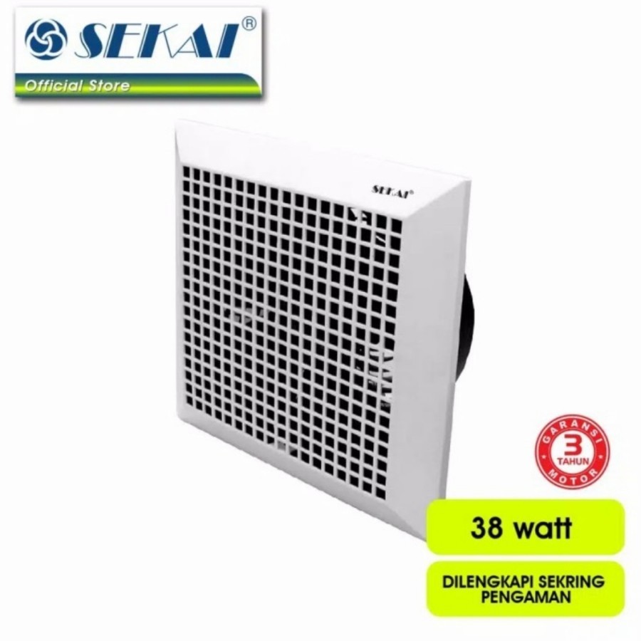 Jual Sekai Kipas Exhaust PLAFON CEF 895 - 8 Inch / 1095 - 10 Inch ...