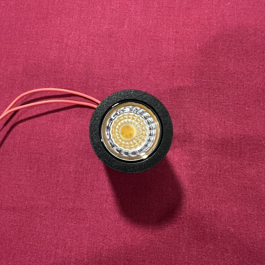 Jual Lampu Downlight Panel LED OB/OutBow Mini 1W Body Hitam Yamasaki | Shopee Indonesia