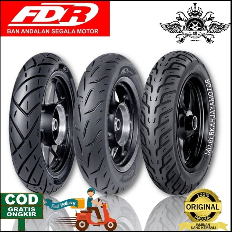 Jual BAN TUBELESS FDR RING 12 (100/90,110/90,120/70,130/70) 100% ASLI ...