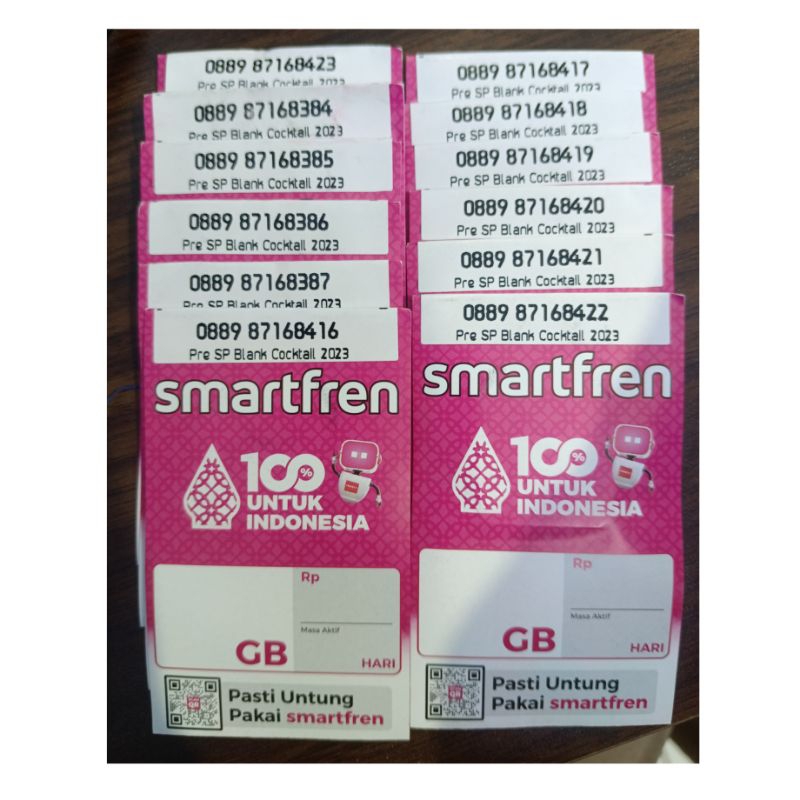 Jual KARTU PERDANA SMARTFREN / KARTU SMARTFREN / PERDANA SMARTFREN ...