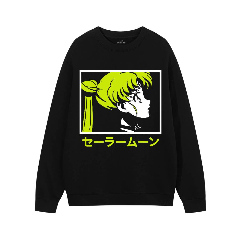Jual Hikaru Crewneck Usagi Tsukino Sailor Moon Crewneck Anime