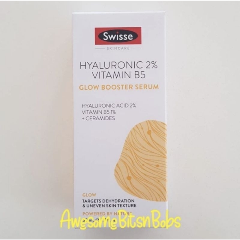 Jual Swisse Hyaluronic 2% Vitamin B5 Glow Booster Serum 30ml | Shopee Indonesia