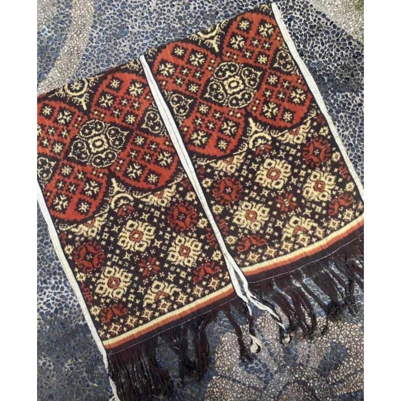 Jual Selendang Tenun Gringsing Bali, Pewarna Alam (Original) | Shopee ...