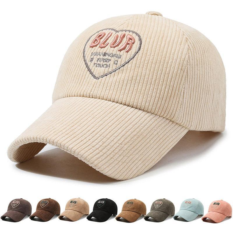 Jual BintangImport22- 345 TOPI CORDUROY BASEBALL CAPS BORDIR ...