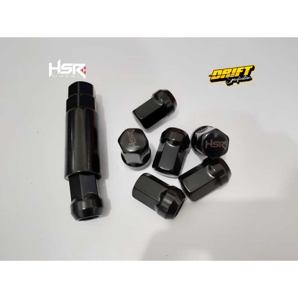 Jual BAUT RODA VARIASI HSR BLACK TYPE 02 BISA UNTUK SEMUA MOBIL ...