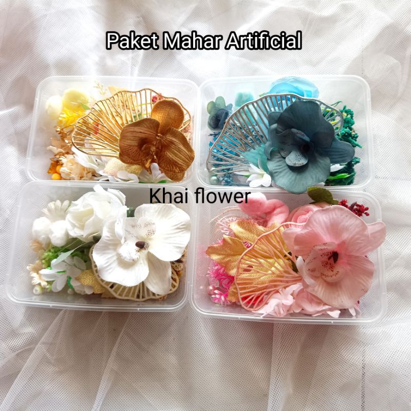 Jual Paket Bunga Hiasan Mahar Artificial Mix Dried Flower Sudut Kering ...