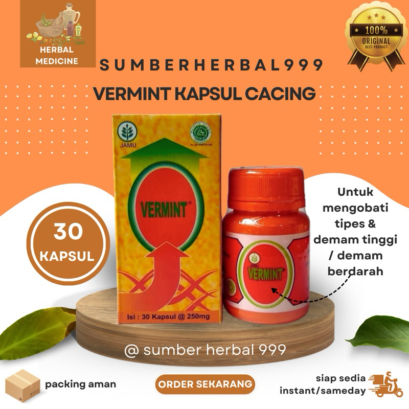 Jual Vermint 30 kapsul | Shopee Indonesia