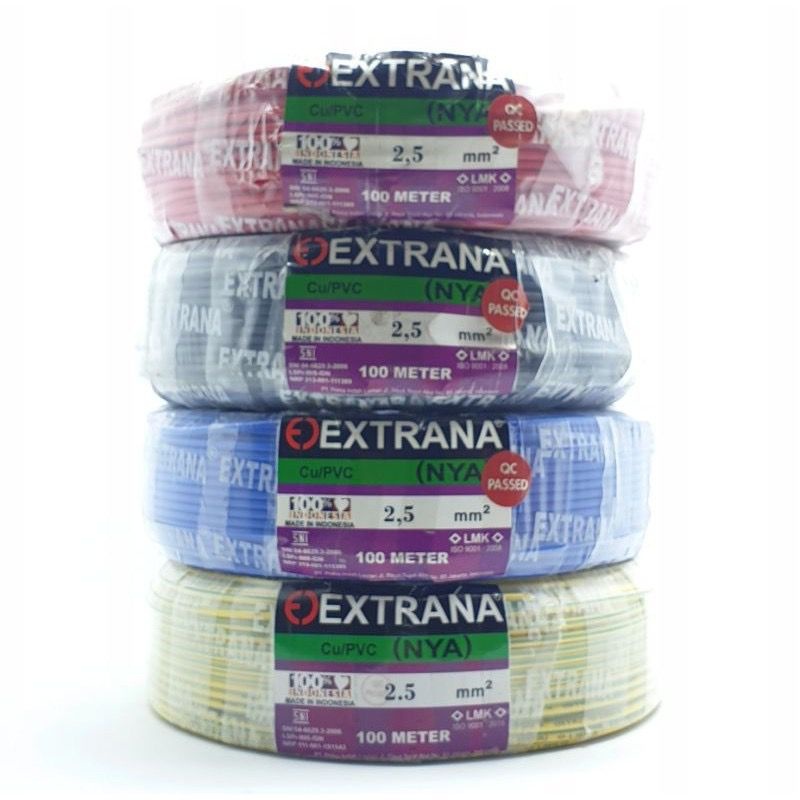 Jual Kabel EXTRANA NYA 1x2.5 mm Kabel Listrik Tembaga Kuningan Panjang ...